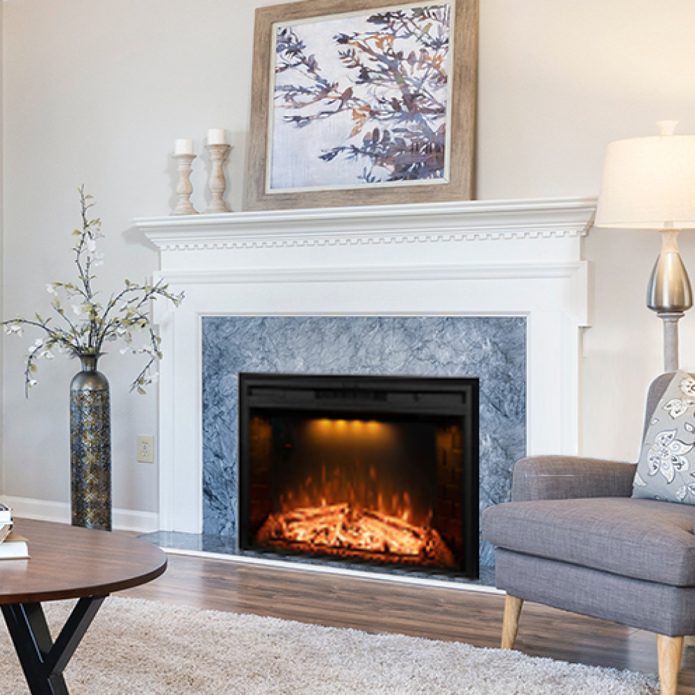 Magical 40" Electric Fireplace | Black Magic Electric Fireplace ...