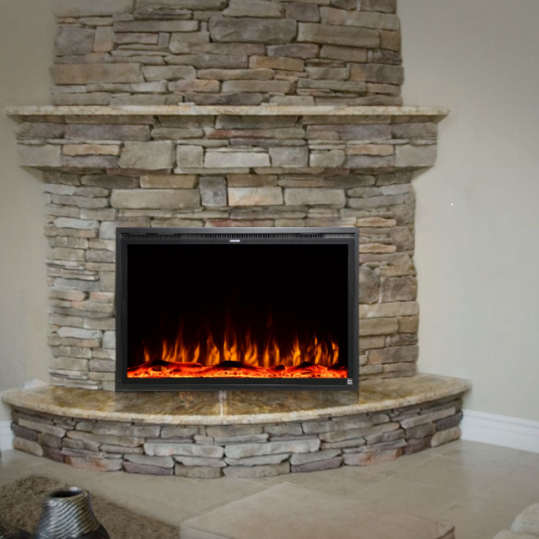40" Electric Fireplace - Adjustable Heat Settings – LEDHomeDecors.com