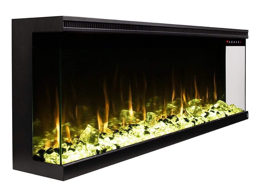 LED Fireplace Elegant Flame | Elegant Ebony Electric Fireplace ...